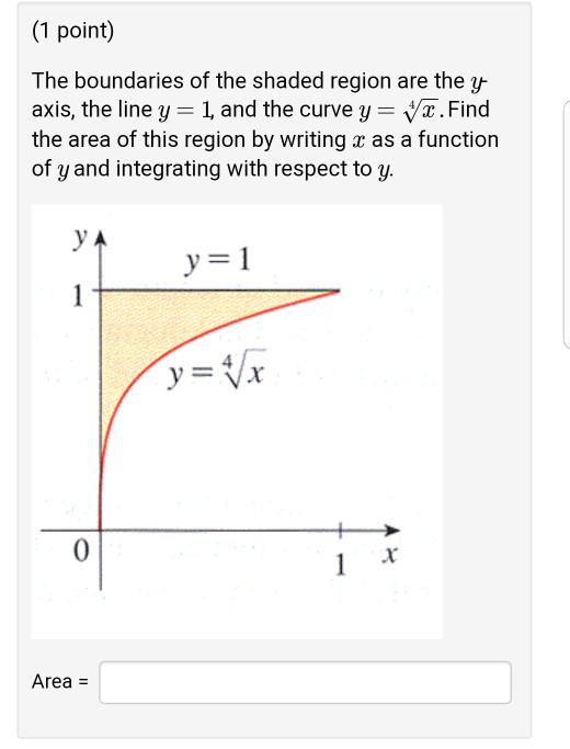 Solved (1 point) Sketch the region enclosed by the curves | Chegg.com