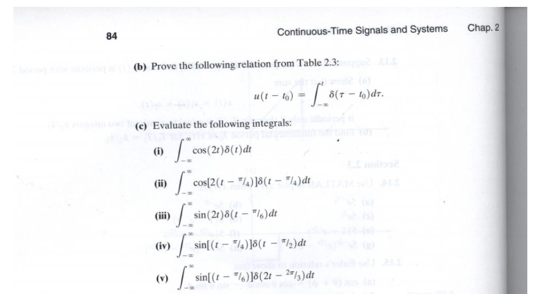 Solved 2.19. (a) Prove the time-scaling relation in Table | Chegg.com