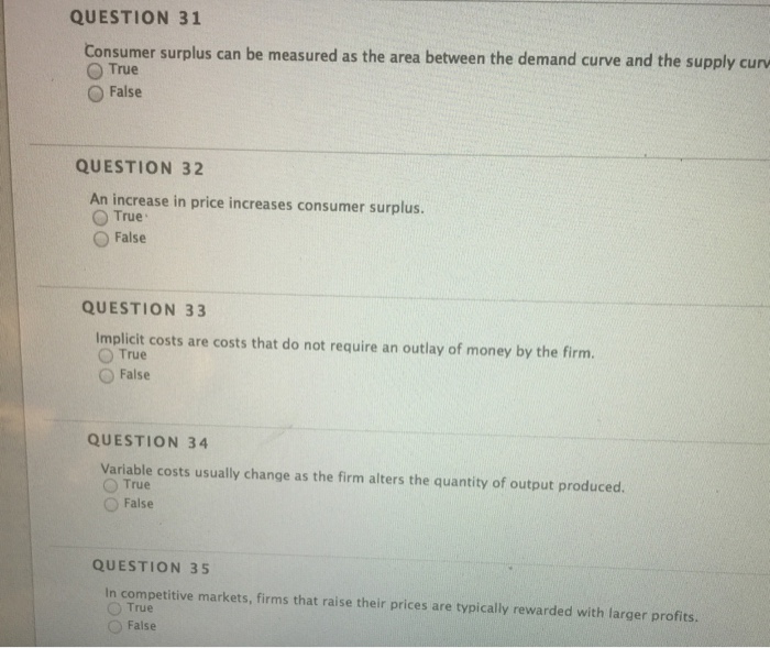 Solved Consumer surplus can be measured as the area between | Chegg.com