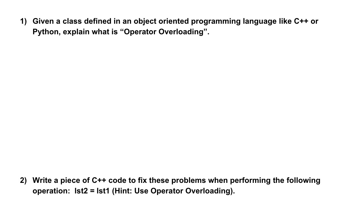 Solved Consider the two linked lists explained in lecture | Chegg.com
