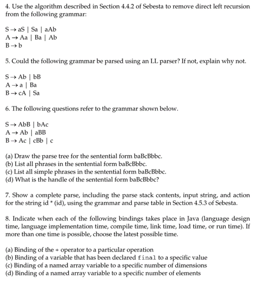 Solved Use The Algorithm Described In Section 442 Of