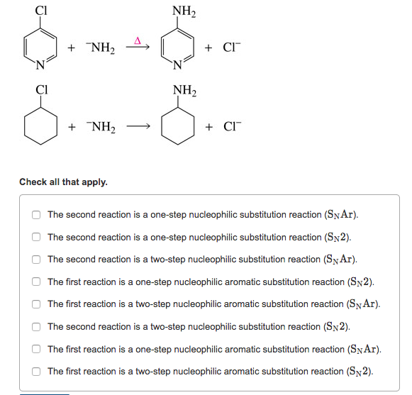 Solved Check all that apply. The second reaction is a | Chegg.com