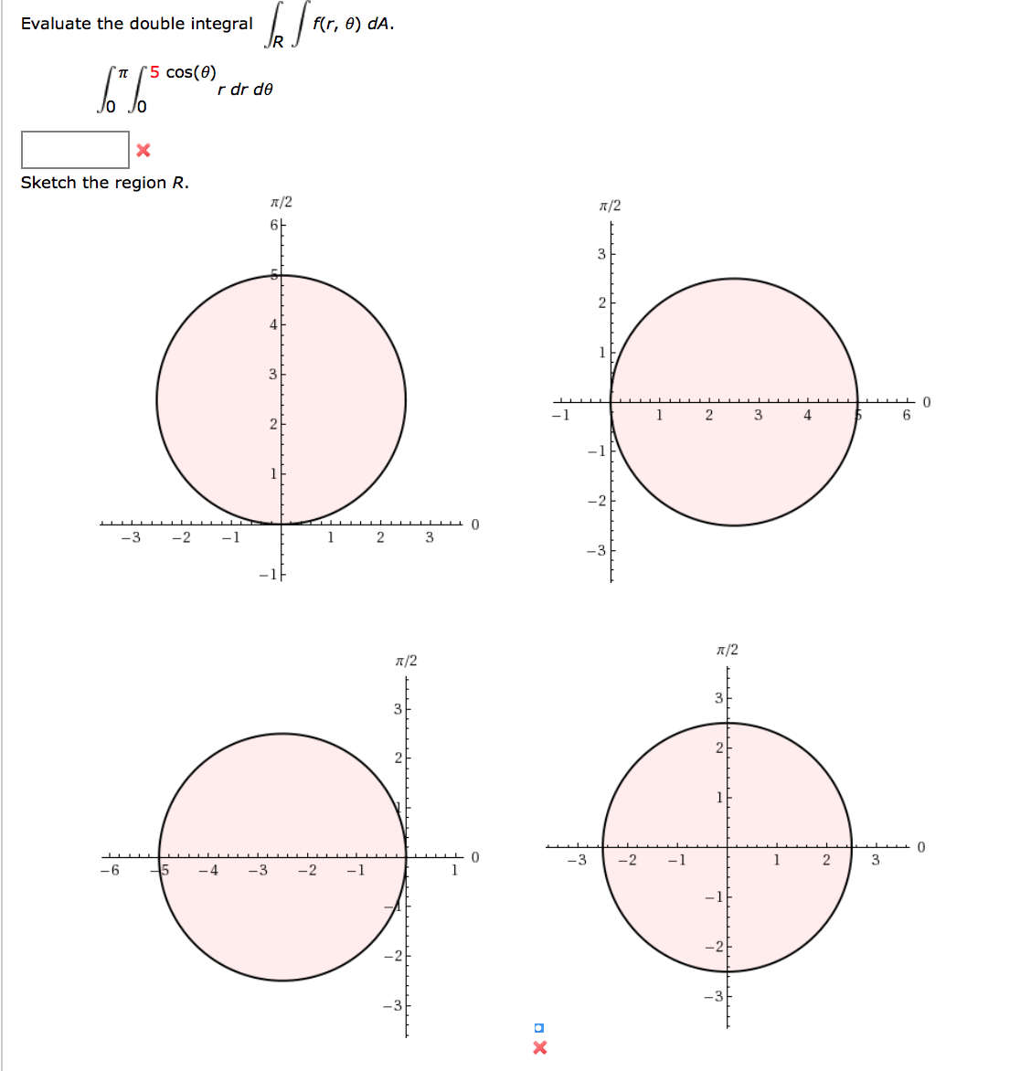 Solved Evaluate The Double Integral Integral R Integral F R