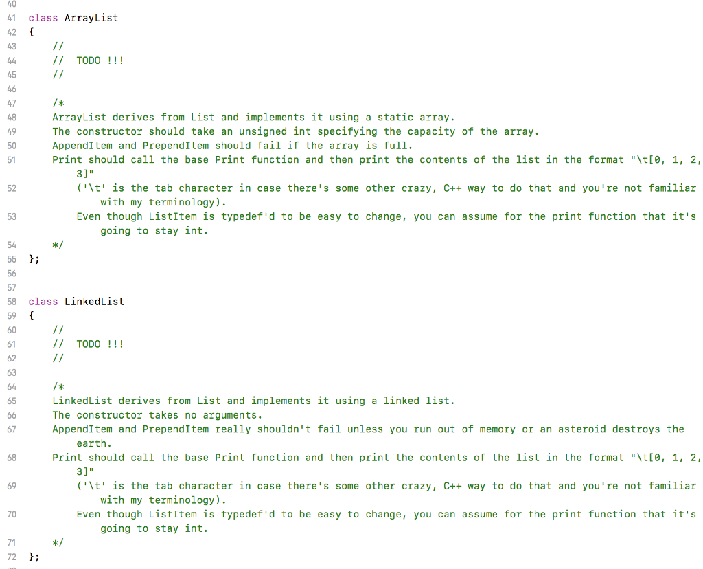 C++ data structure lab. Below are Solution.cpp, | Chegg.com