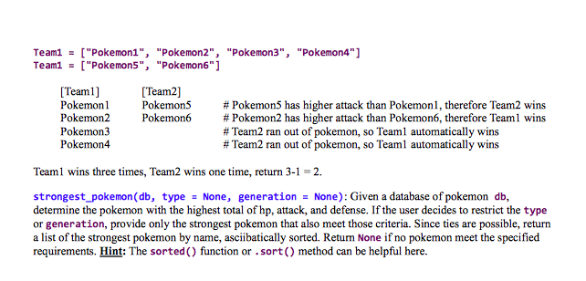 Solved I need help on these functions PYTHON 3. The | Chegg.com