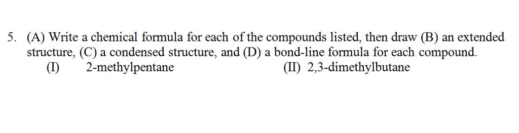 Solved (A) Write a chemical formula for each of the | Chegg.com