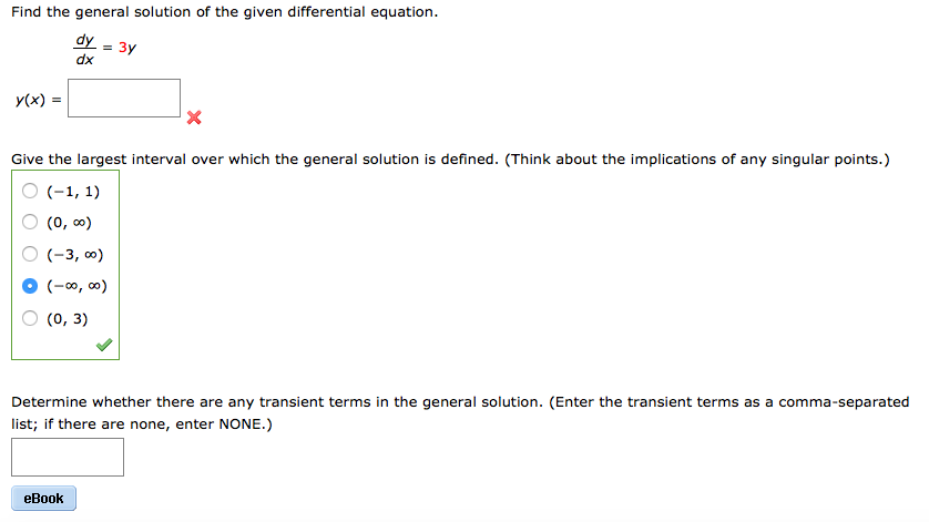 Solved Find the general solution of the given differential | Chegg.com