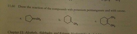 Solved Draw the reaction of the compounds with potassium | Chegg.com
