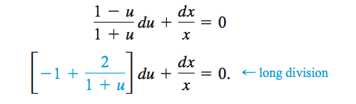 Solved Show the steps of long division for: (1 - u)/(1 + u) | Chegg.com