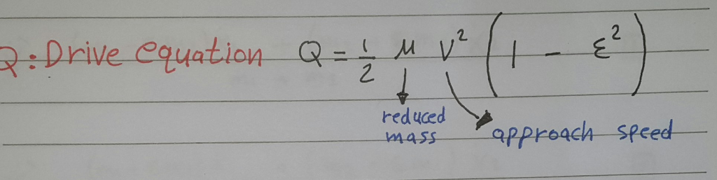 Solved Derive equation Q = 1/2 Mu V^2 (1 - epsilon^2) prove | Chegg.com