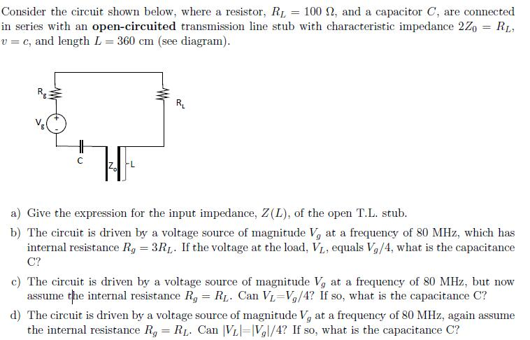 Solved Consider the circuit shown below, where a resistor, | Chegg.com