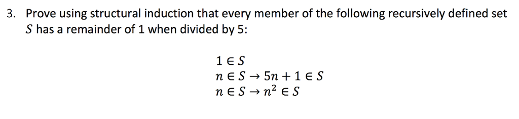 Solved Prove using structural induction that every member of | Chegg.com