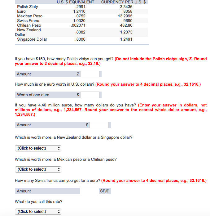 Solved U S EQUIVALENT CURRENCY PER U S S Polish Zloty Chegg solved-u-s-equivalent-currency-per-u-s-s-polish-zloty-chegg