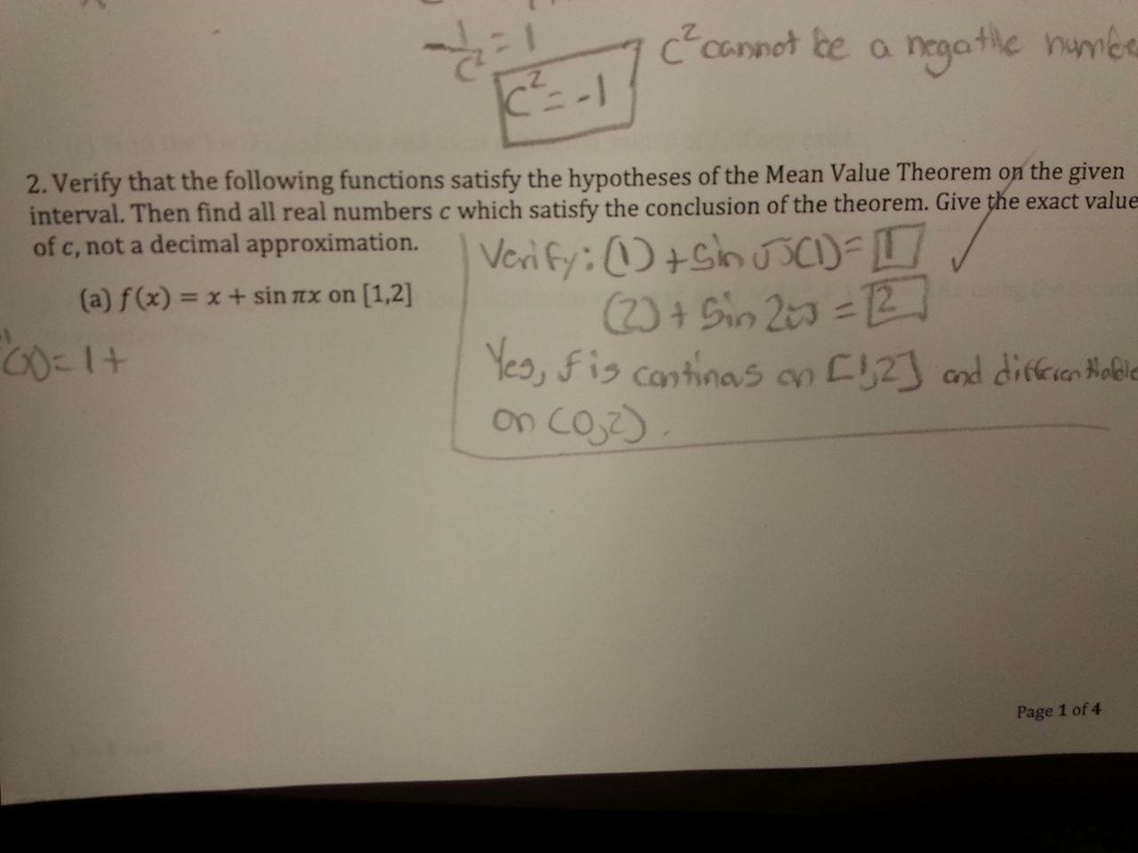 Solved 2. Verify that the following functions satisfy the | Chegg.com