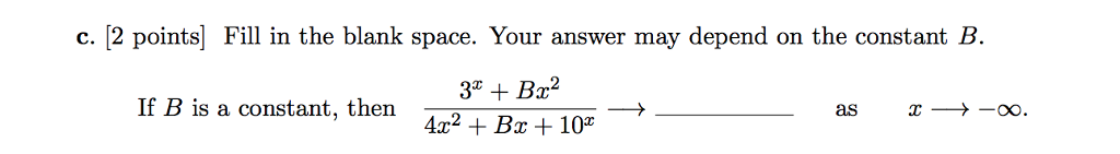 Solved Fill in the blank space. Your answer may depend on | Chegg.com