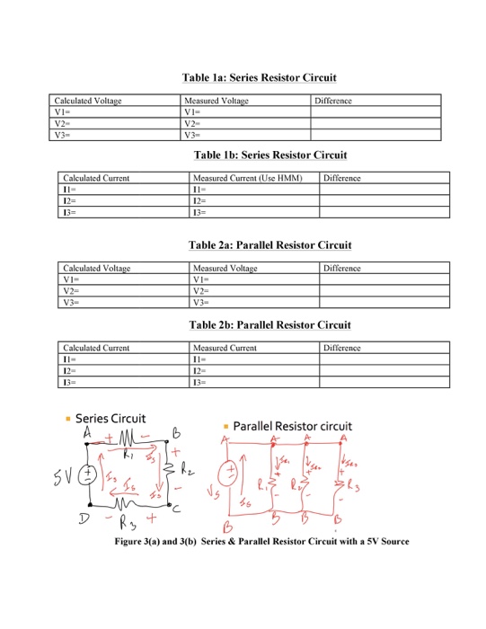 Solved I need ohm's law circuit lab report please help | Chegg.com