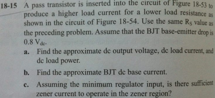 A pass transistor is inserted into the circuit of | Chegg.com