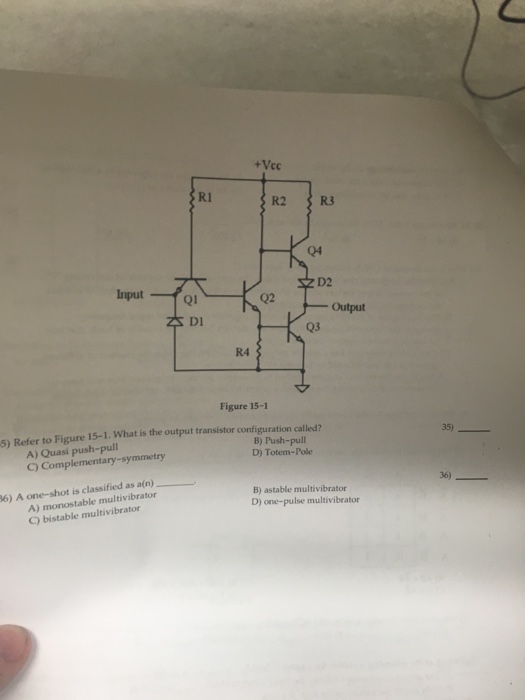 Solved Refer to Figure 15-1. What is the output transistor | Chegg.com