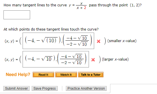 Solved How Many Tangent Lines To The Curve Y Pass Through Chegg solved-how-many-tangent-lines-to-the-curve-y-pass-through-chegg
