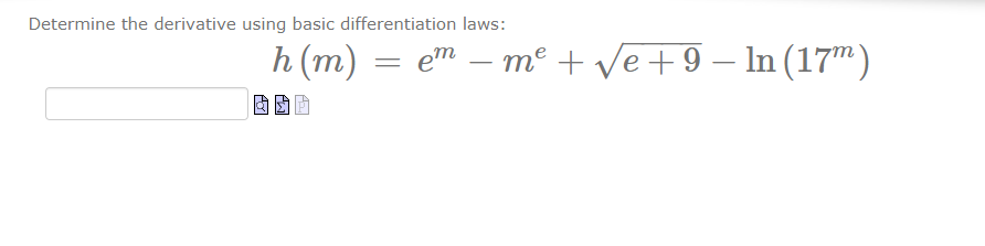 Solved Determine the derivative using basic differentiation | Chegg.com