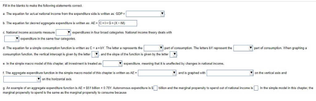 Solved Fill in the blanks to make the following statements | Chegg.com
