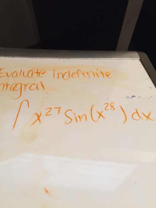 Solved Evaluate Indefinite Integral Integral X27 Sin X28 4420