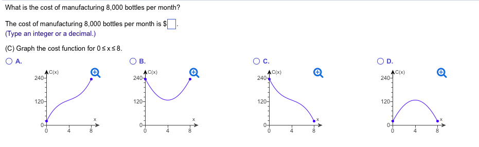 Solved The graph of the marginal cost function from the | Chegg.com