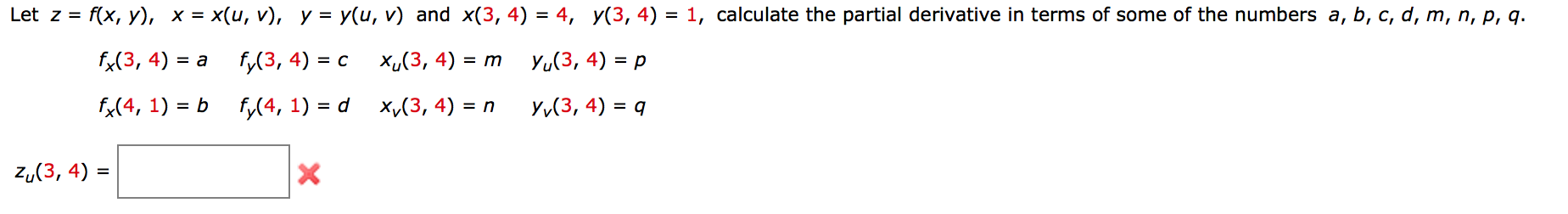 Solved Let F(u, v) be a function of two variables. Find | Chegg.com
