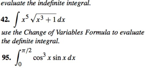 Solved evaluate the indefinite integral. use the Change of | Chegg.com