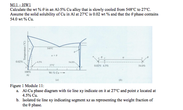 Solved Calculate the wt % theta in an Al-5% Cu alloy that is | Chegg.com
