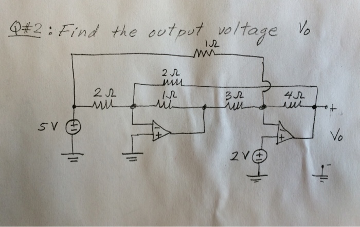 Solved Find the output voltage V0 | Chegg.com Solved Find the output voltage V0 | Chegg.com