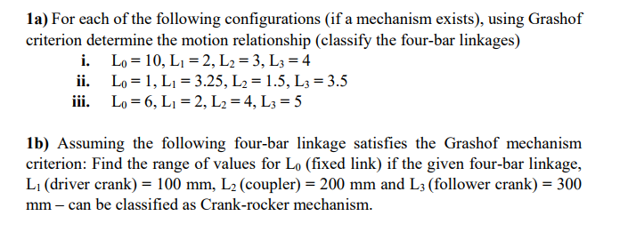 Solved la) For each of the following configurations (if a | Chegg.com