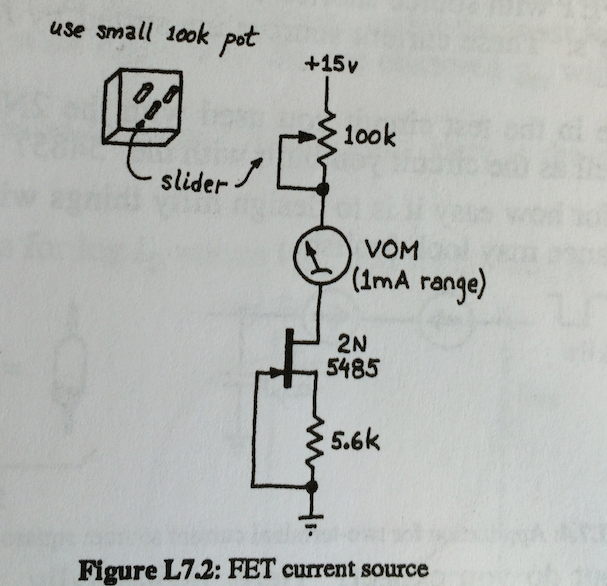 Solved FET Current Sources: Discrete Transistor Current | Chegg.com