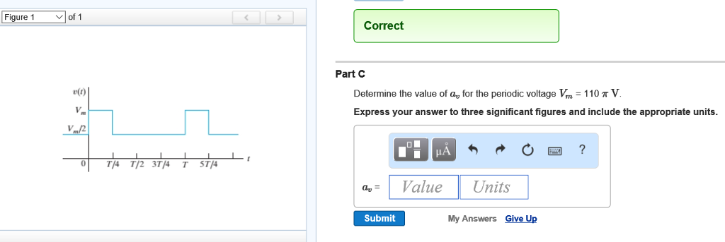 Solved Determine the value of a_upsilon for the periodic | Chegg.com