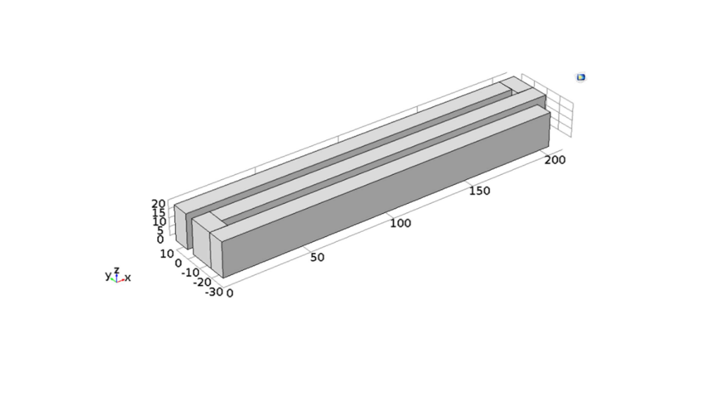 Solved Consider a folded-beam spring (as seen below) made of | Chegg.com