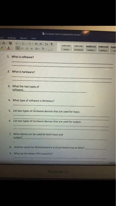 Solved BCS102 Computer Concepts and Computer Applications | Chegg.com