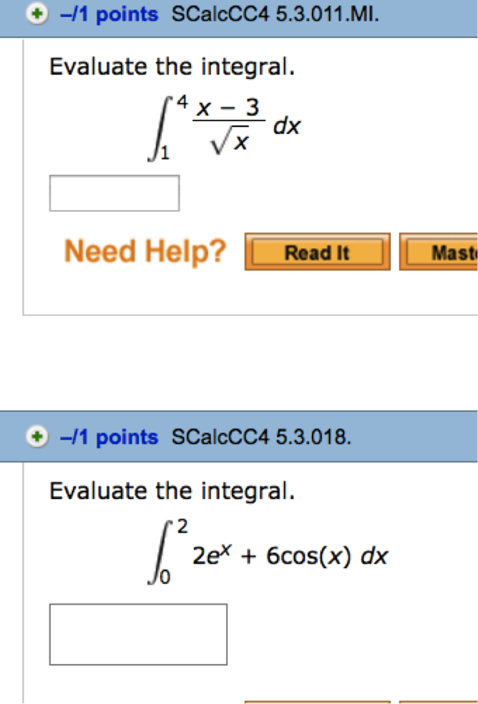 Solved Evaluate the integral. integral^4_1 x - 3/Squareroot | Chegg.com