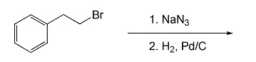 Solved Br 1. NaN3 2. H2, Pd/C | Chegg.com