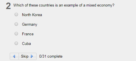 Mixed Economy Countries