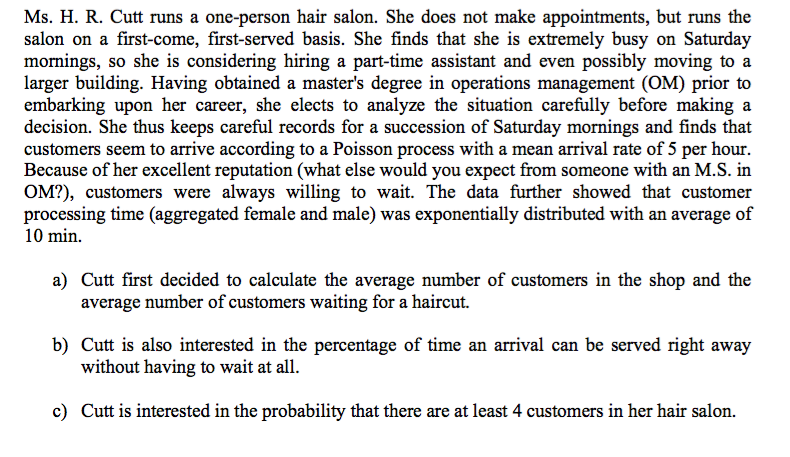 Solved How can I solve this queue management problem? Please | Chegg.com