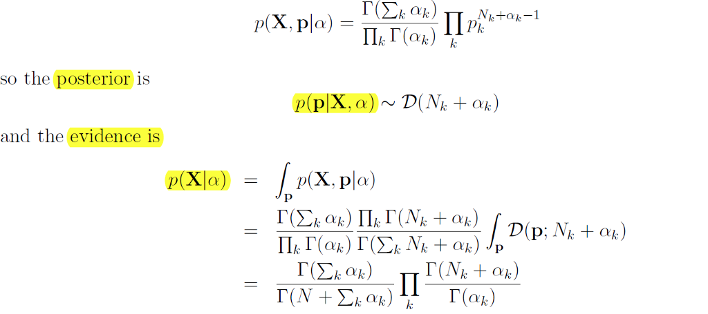 Solved Posterior Predictive Distribution For The