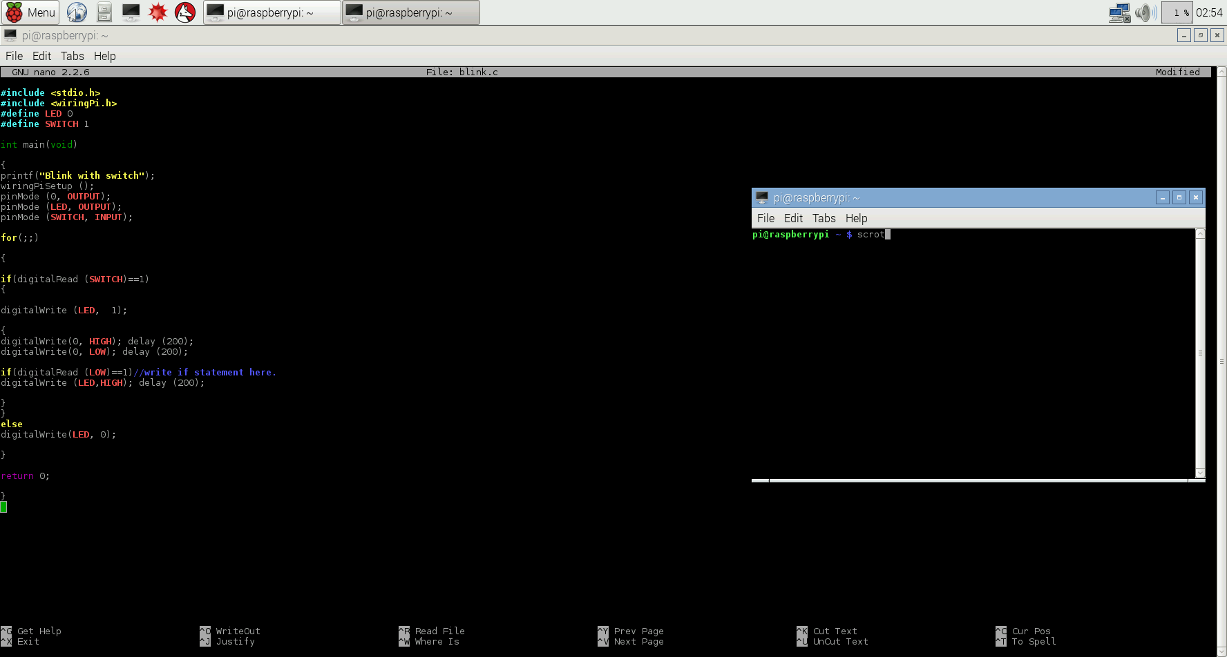Solved For this part, connect one side of the push-button | Chegg.com