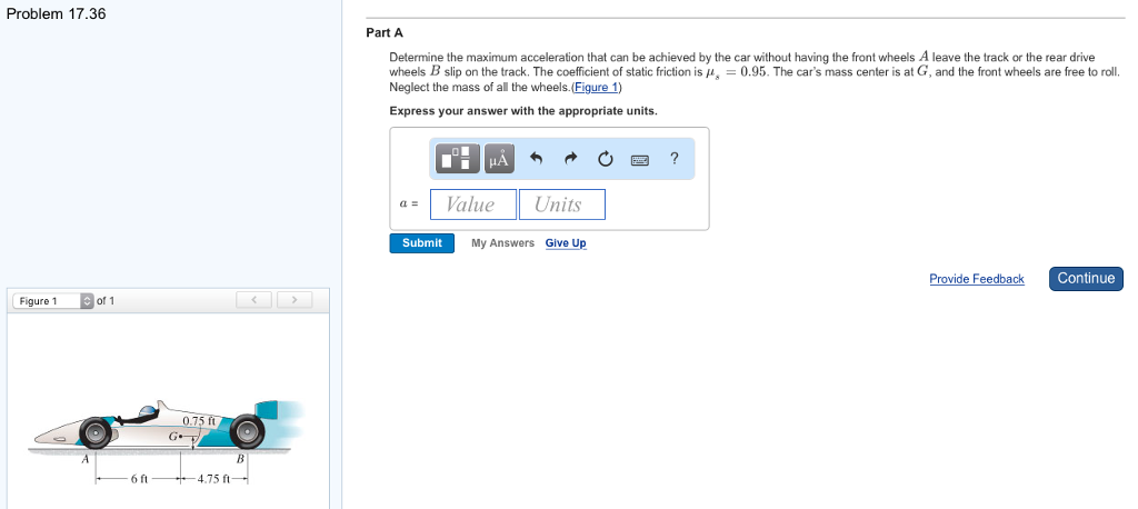 Solved Problem 17.36 Part A Determine the maximum | Chegg.com