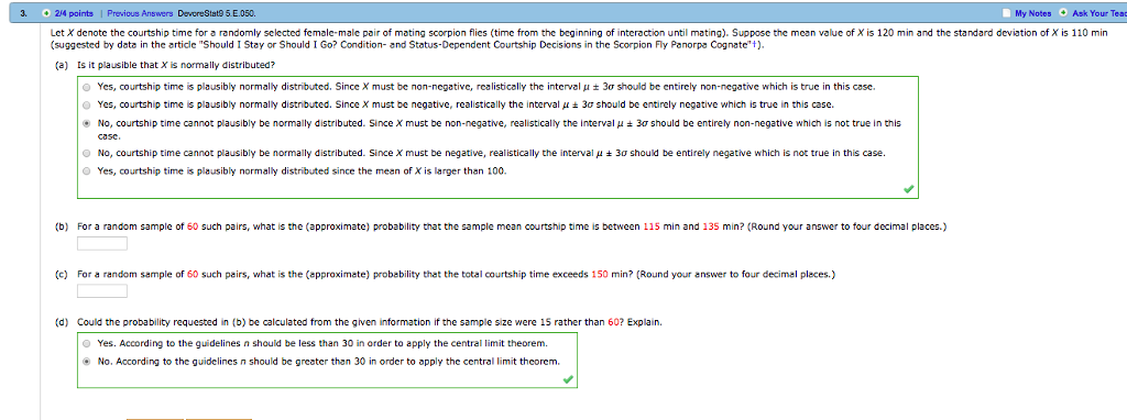Solved 2 4 Points Previous Answers Devorestat9 5 E 050 My