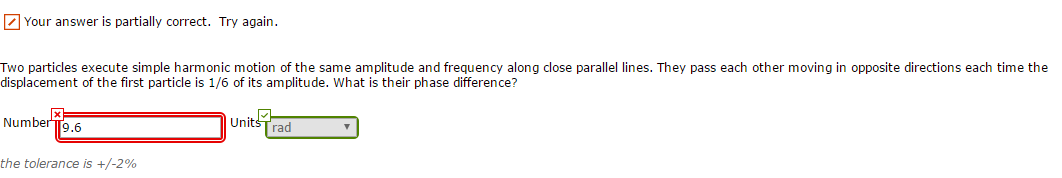 Solved Two particles execute simple harmonic motion of the | Chegg.com