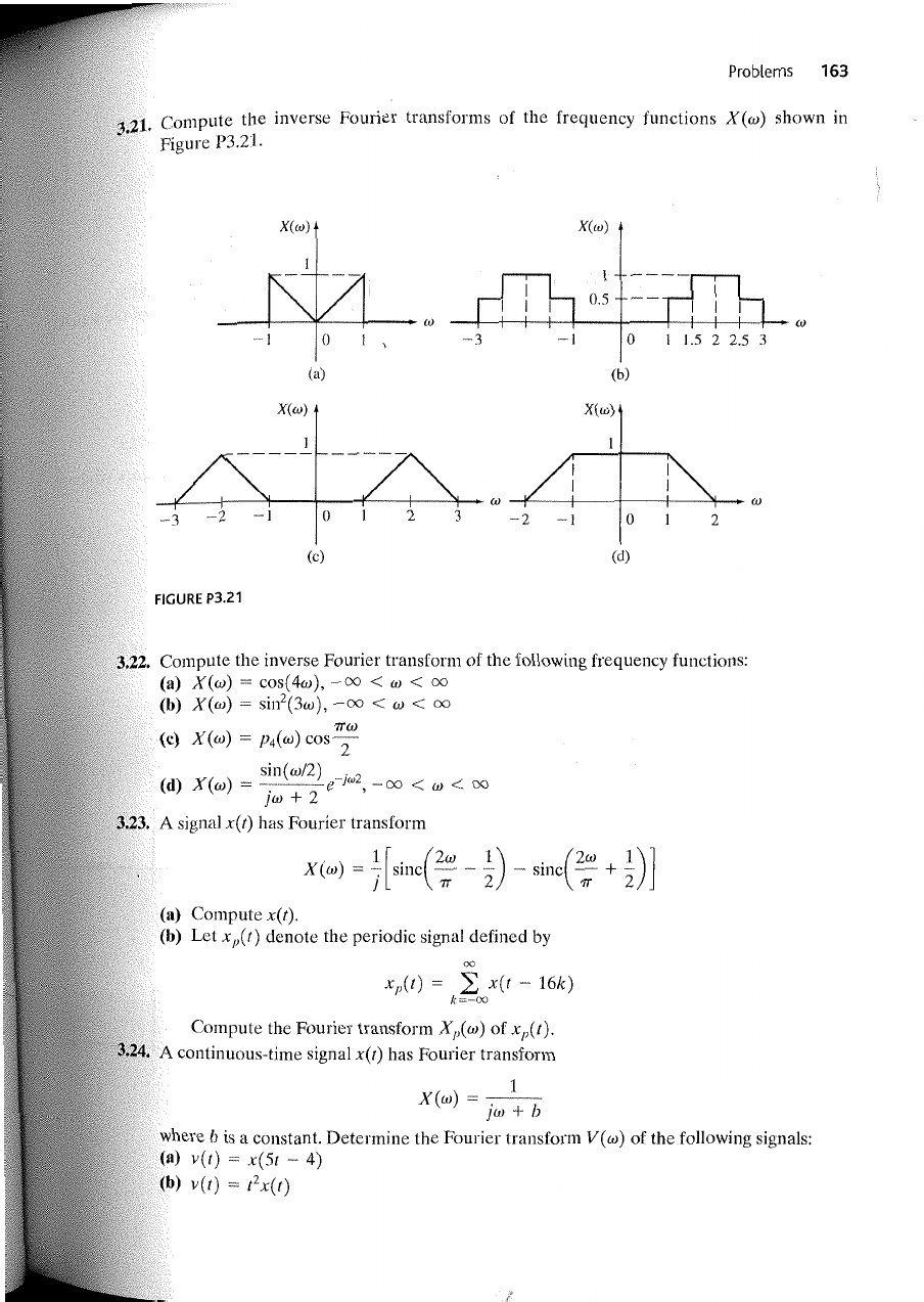 Solved Answer question # 3.21 (a,b,c,d) by Matlab or | Chegg.com
