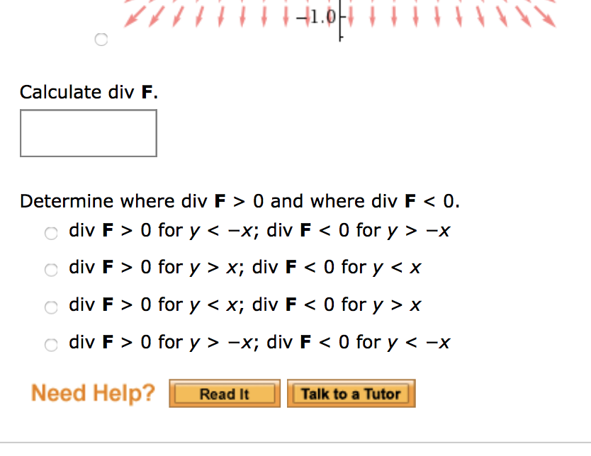 Solved Plot the vector field 0.5 0.5 0.5 0.51.0 1.00.5 | Chegg.com