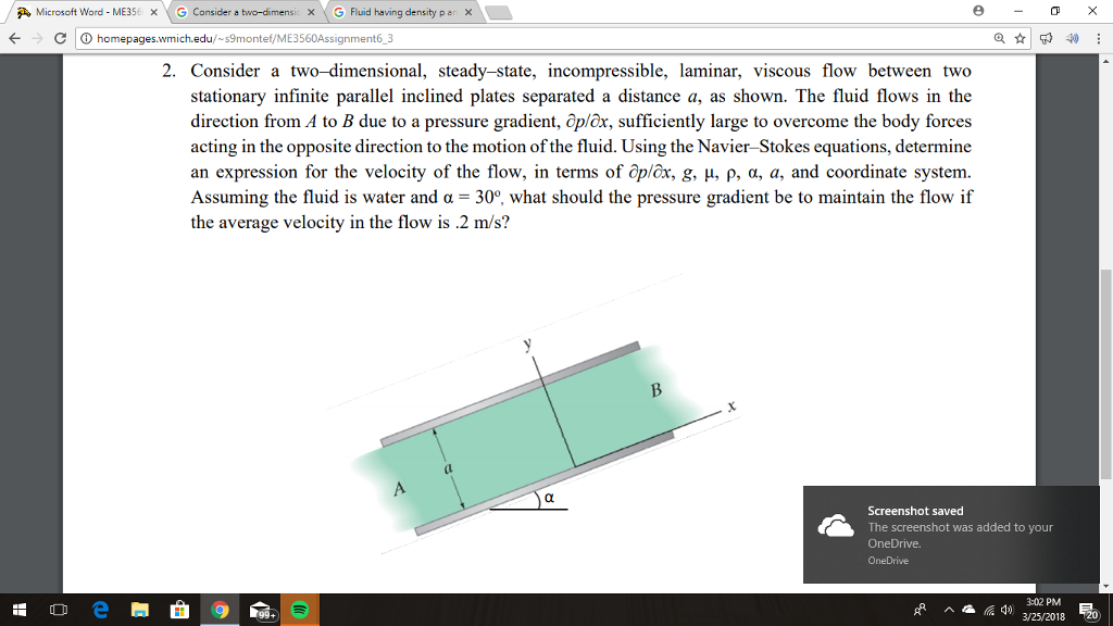 Solved / Microsoft Word - ME356 x V G Consider a | Chegg.com