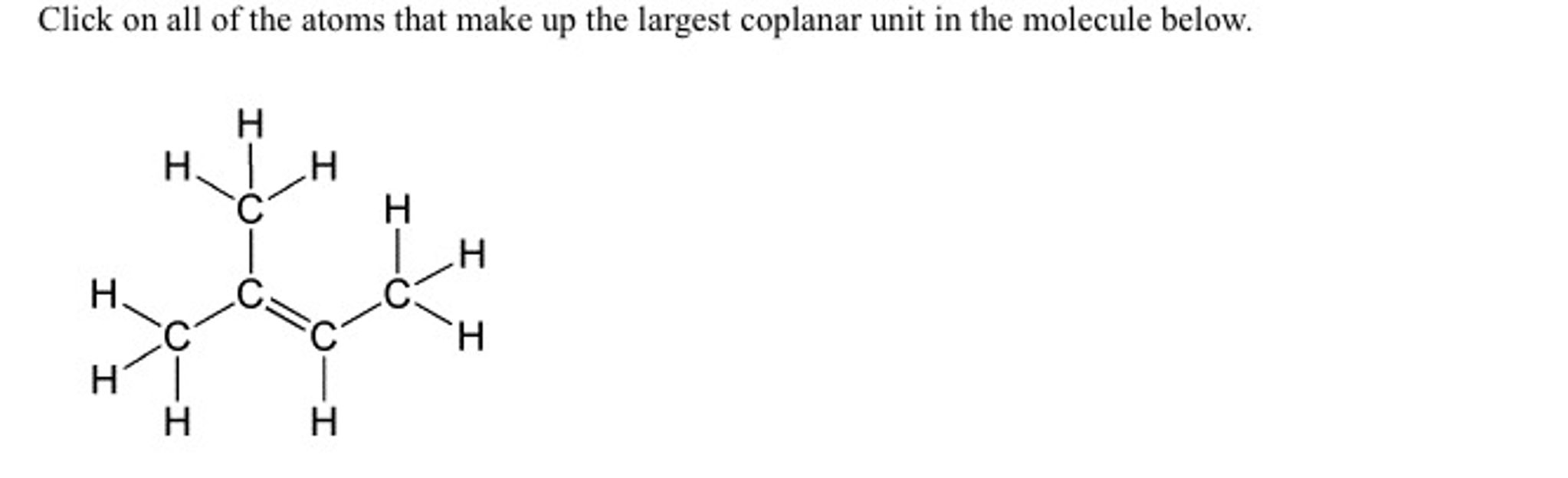 Solved Click on all of the atoms that make up the largest | Chegg.com