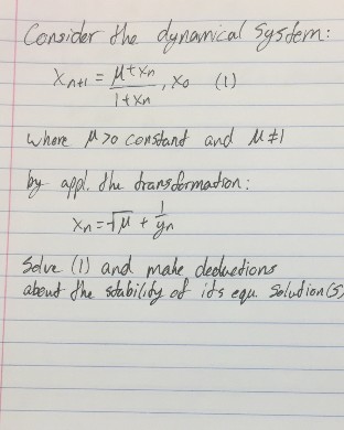Consider the dynamical system where p is constant and | Chegg.com